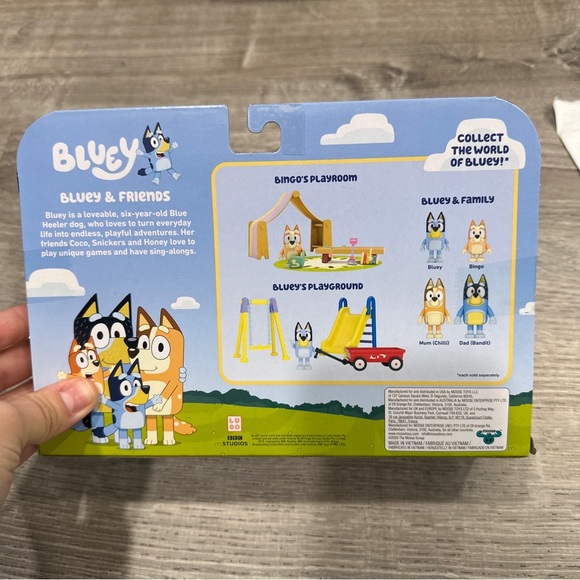 Bluey | Toys | Bluey Friends Snickers Coco Bluey Honey 25 Figure 4 Pack ...